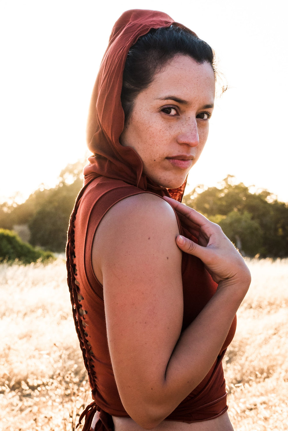 Rust Ninja Wrap by Lotus Tribe Clothing